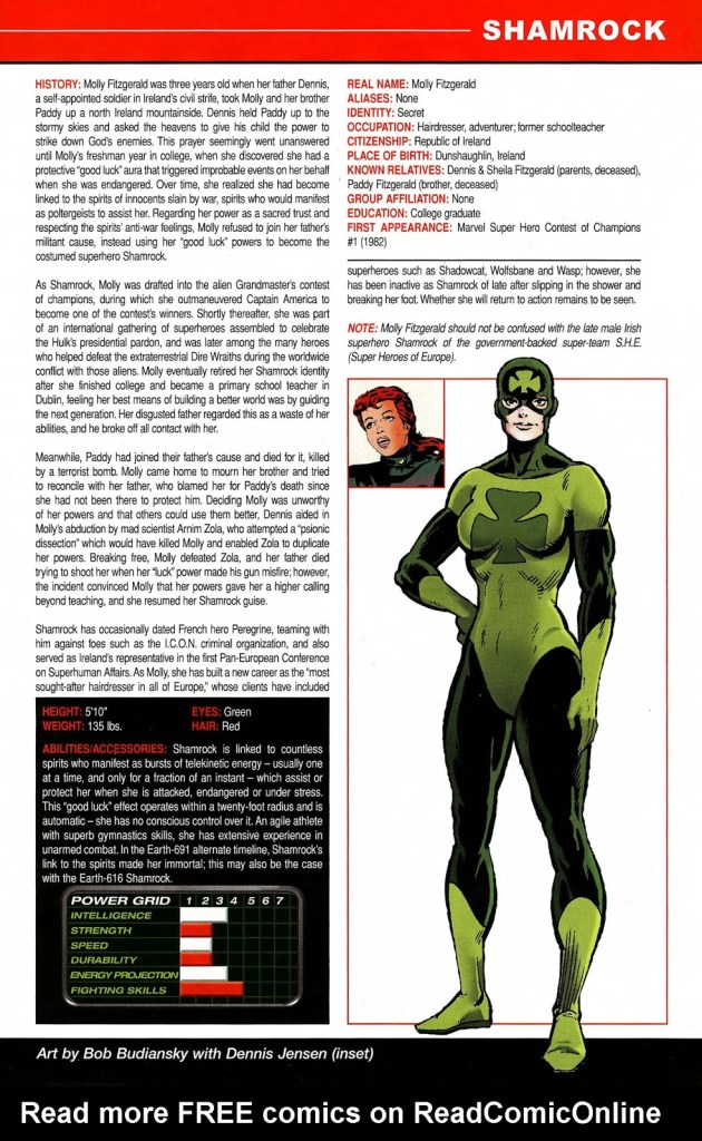 The Most IRISH Superhero EVER: Marvel’s D-Lister ‘Shamrock ...